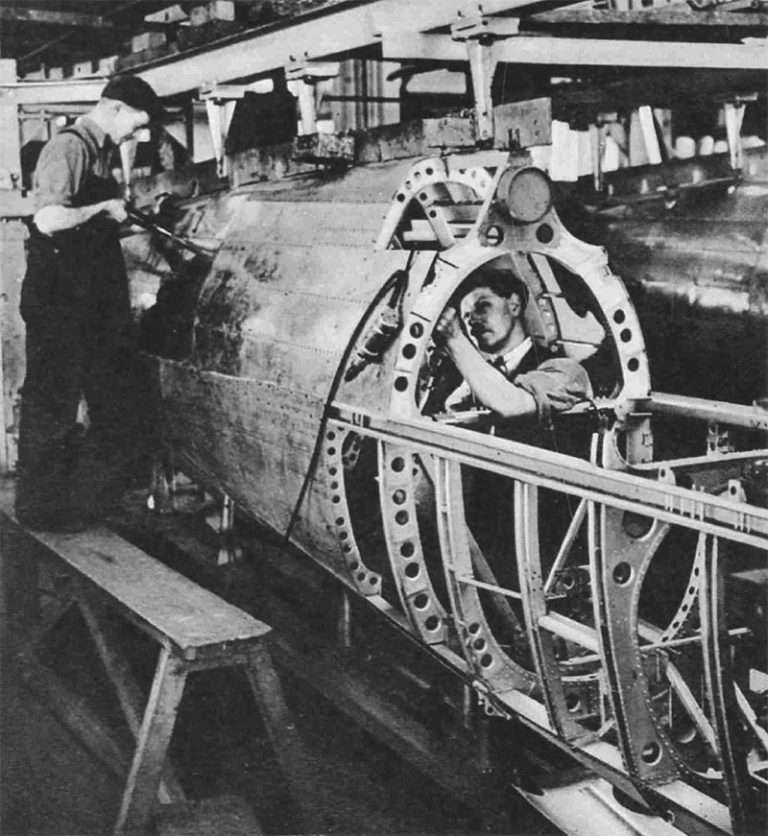 Spitfire Production in Southampton (Woolston) in 1939